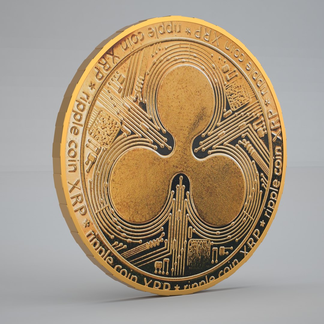 3D Model Golden XRP Coin - TurboSquid 2409719