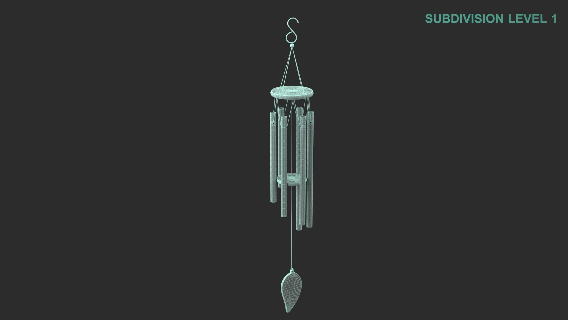 Wind Chime 3D Model - TurboSquid 1971704