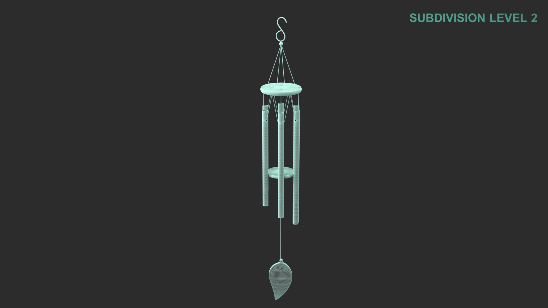 Wind Chime 3D Model - TurboSquid 1971704