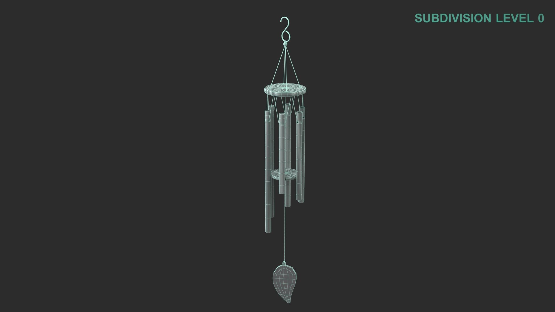 Wind Chime 3D Model - TurboSquid 1971704