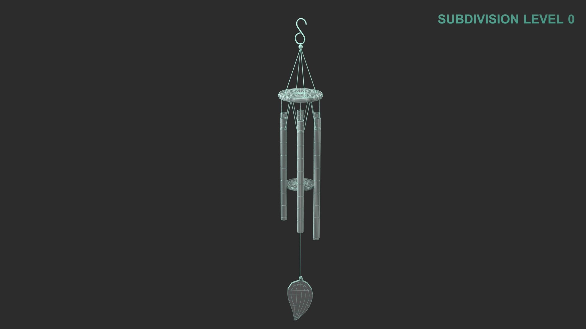 Wind Chime 3D Model - TurboSquid 1971704
