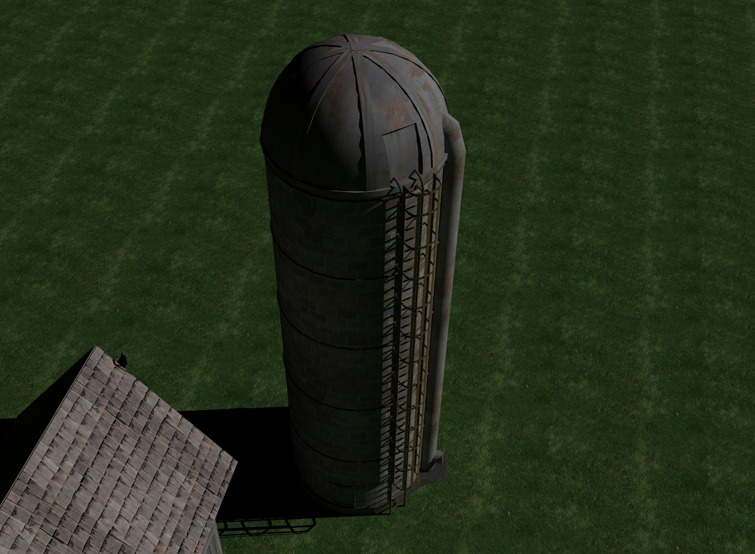 Barn Tractor Hay 3d Max