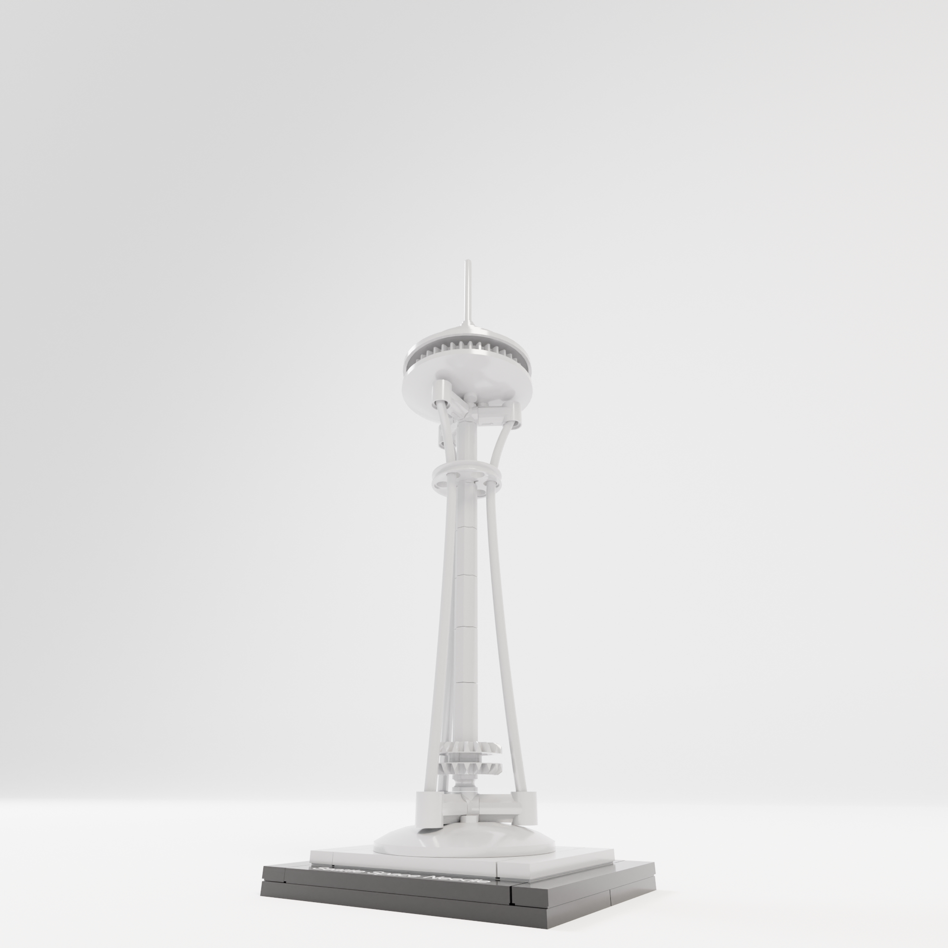 Free Lego Architecture - Seattle Space Needle 3D - TurboSquid 1867262