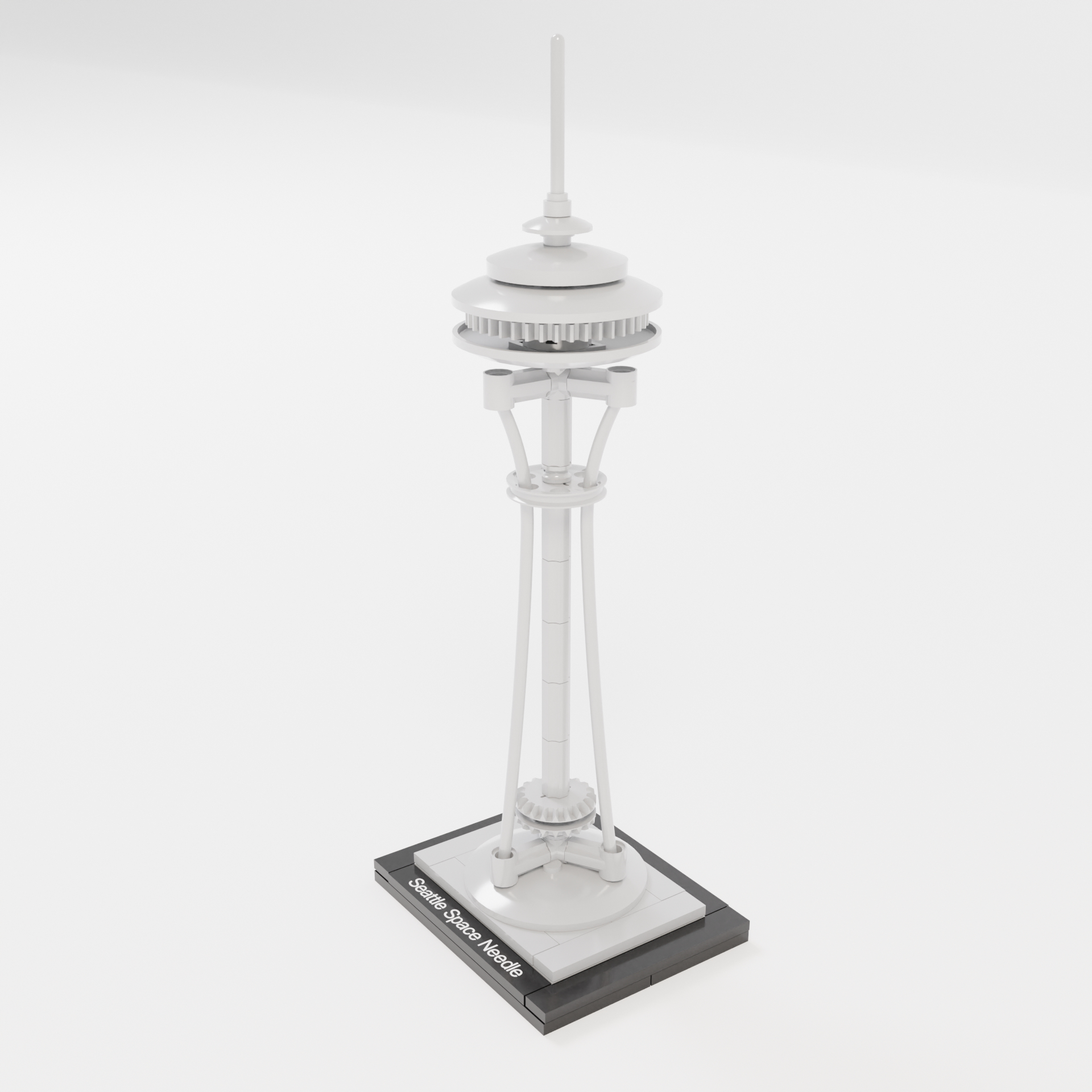 Free Lego Architecture - Seattle Space Needle 3D - TurboSquid 1867262