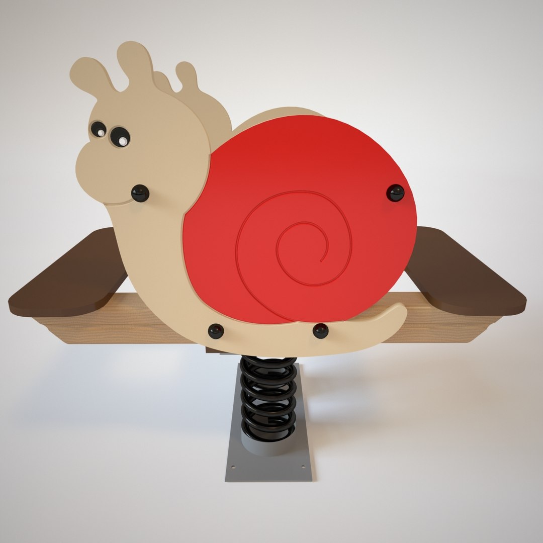 Playground spring snail model - TurboSquid 1223929
