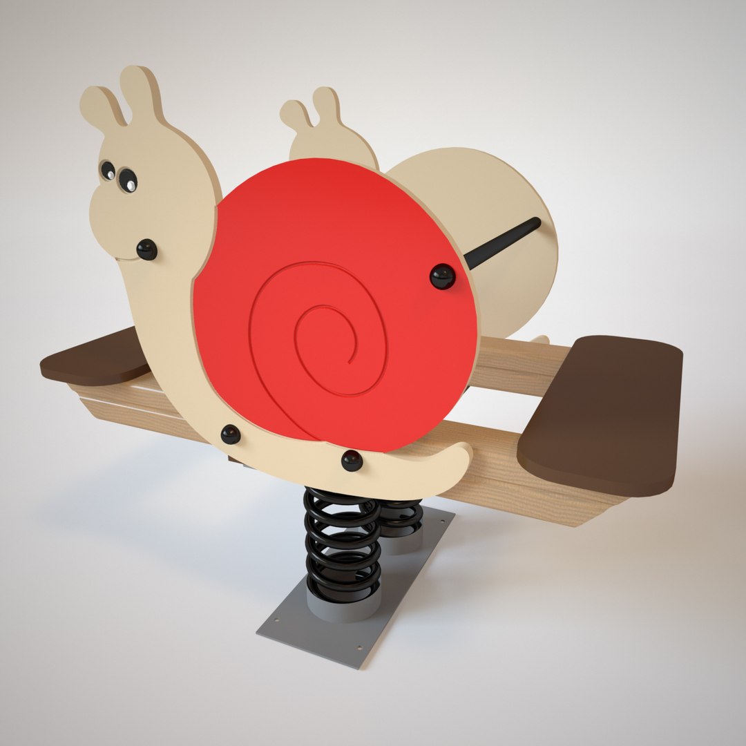 Playground spring snail model - TurboSquid 1223929