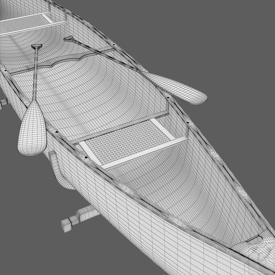 3d Model Canoe