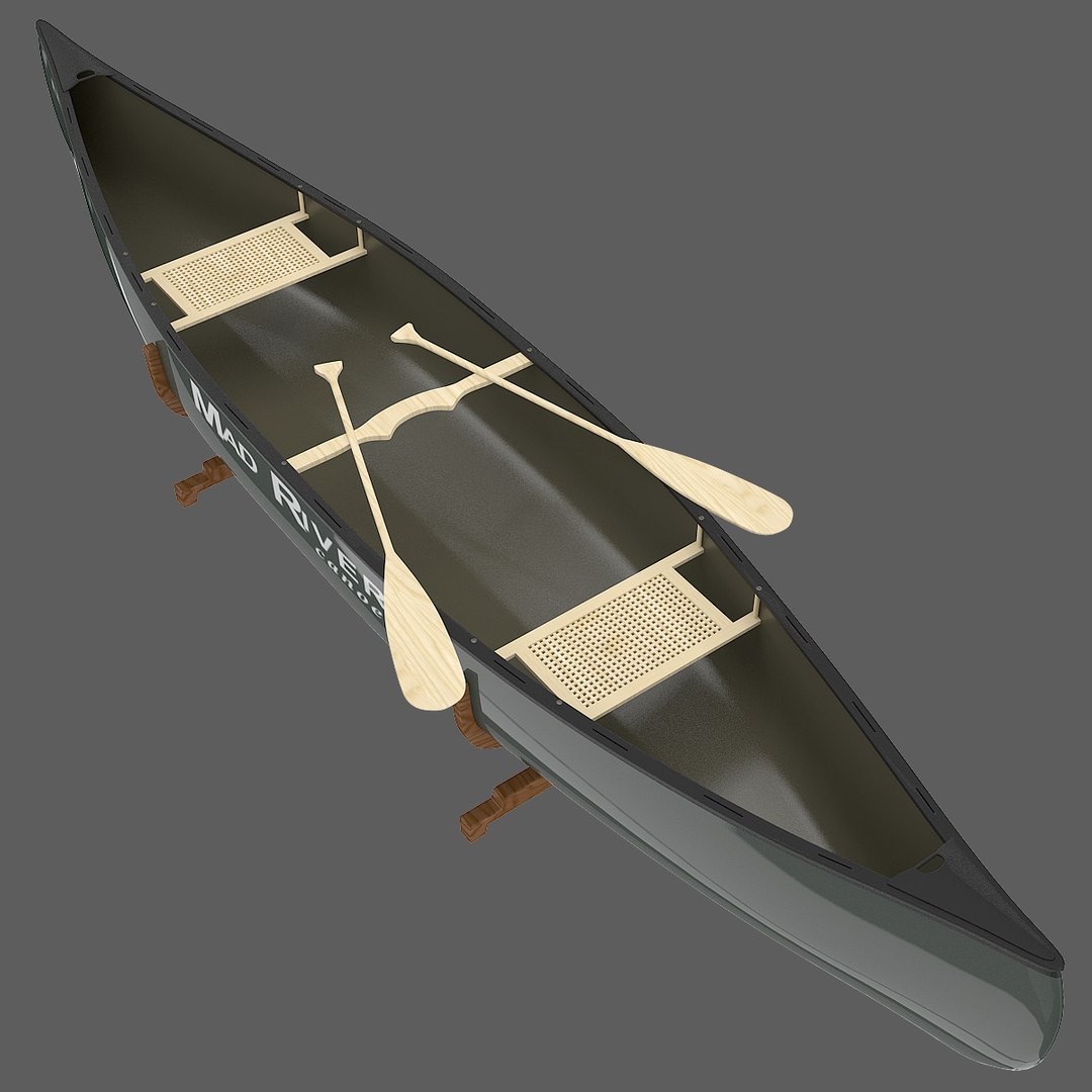 3d Model Canoe