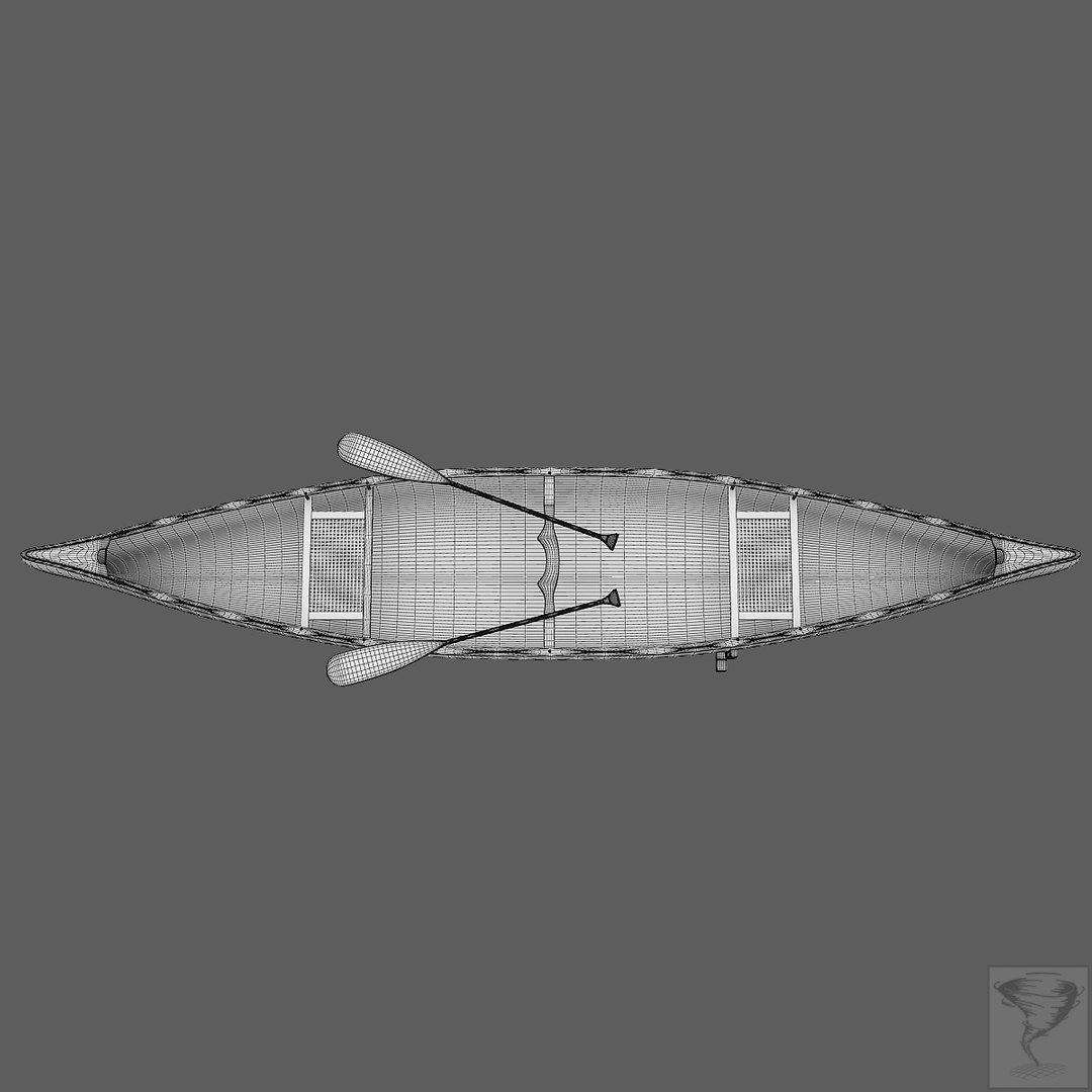 3d Model Canoe
