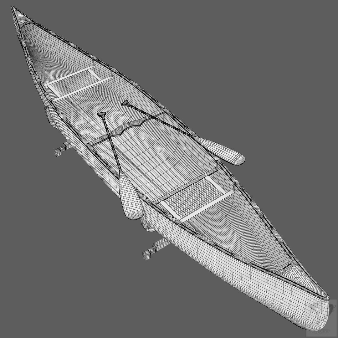 3d Model Canoe