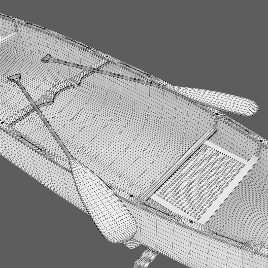 3d Model Canoe
