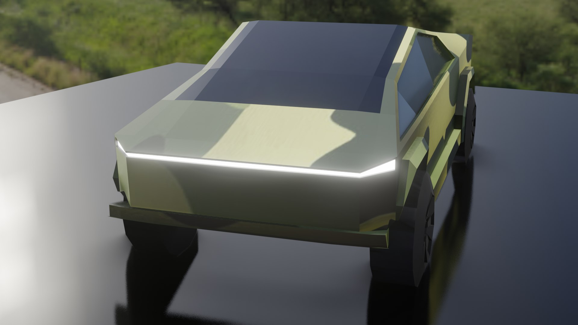 3D Army Cybertruck Model - TurboSquid 1663162