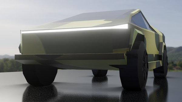 3D army cybertruck model - TurboSquid 1663162