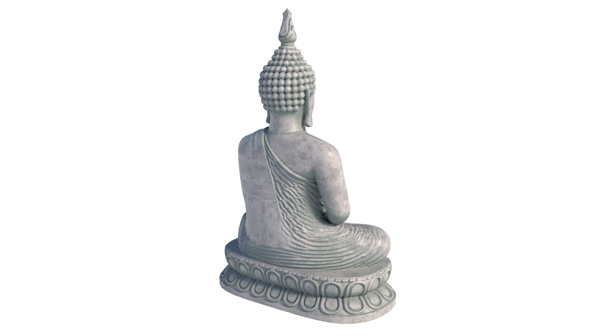 Budha Statue 3D Model - TurboSquid 2436597