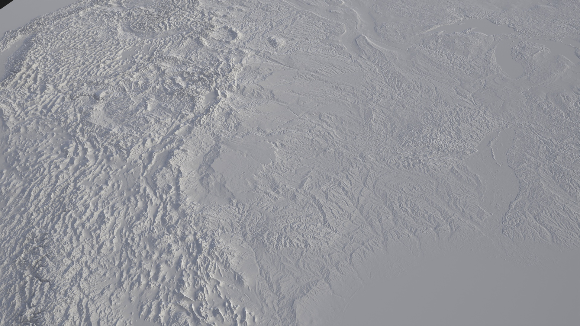 USA Highly Detailed Landsape Relief Map Model - TurboSquid 2509175