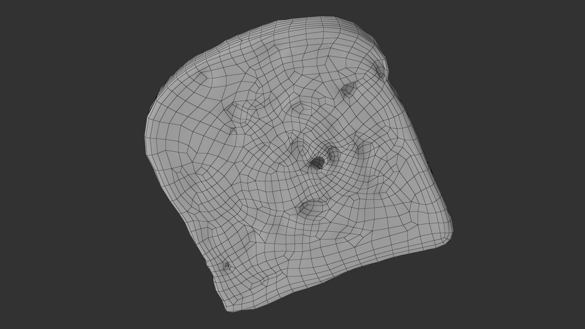 Bread Slice 3D Model - TurboSquid 1974777