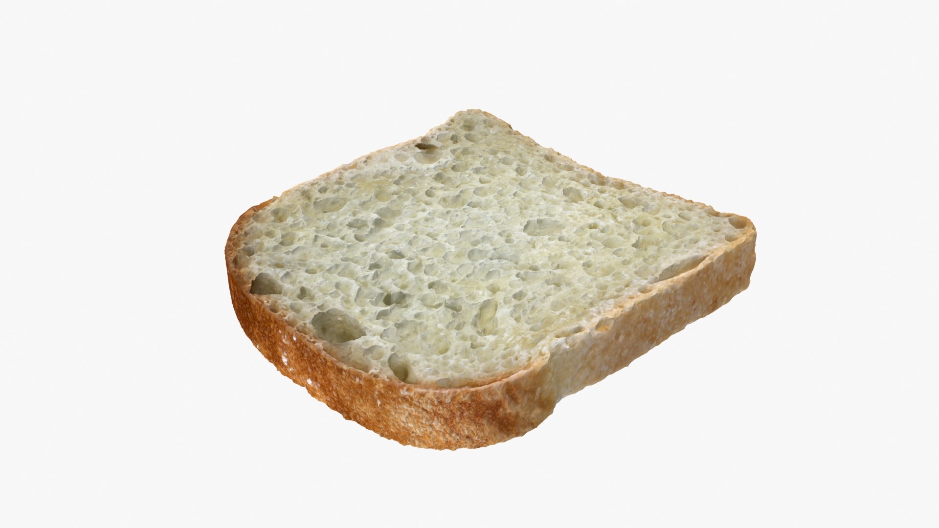 Bread Slice 3D Model - TurboSquid 1974777