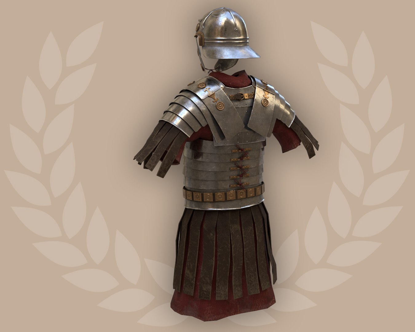 3D Realistic Ancient Roman Armor Model - TurboSquid 1396392