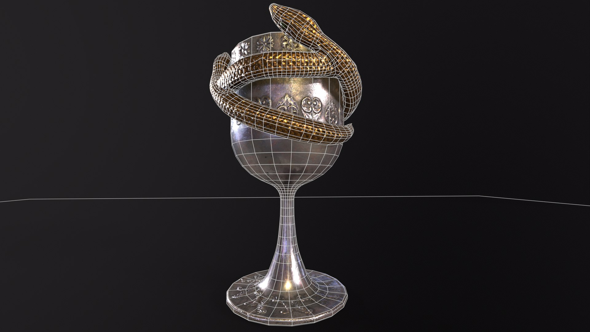 3D Snake King Chalice - TurboSquid 2150167