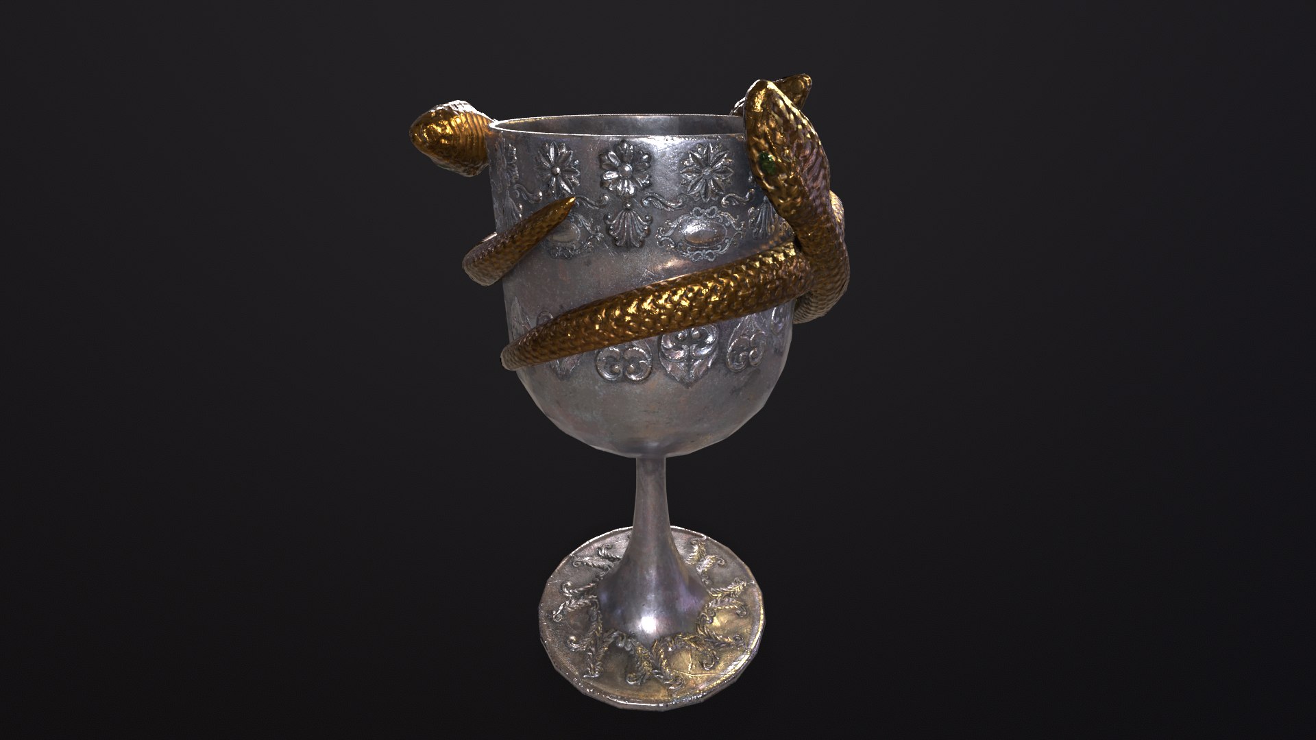 3D Snake King Chalice - TurboSquid 2150167