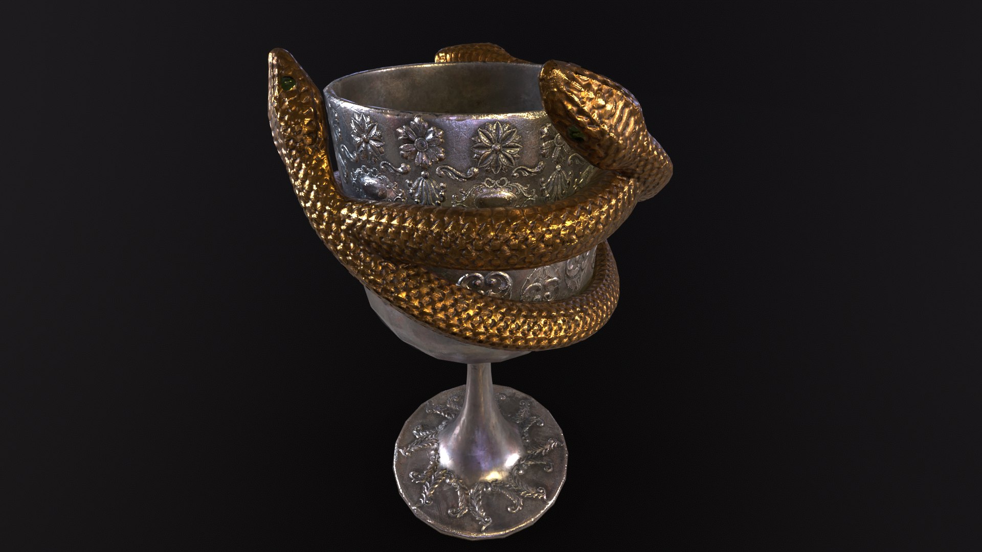 3D Snake King Chalice - TurboSquid 2150167