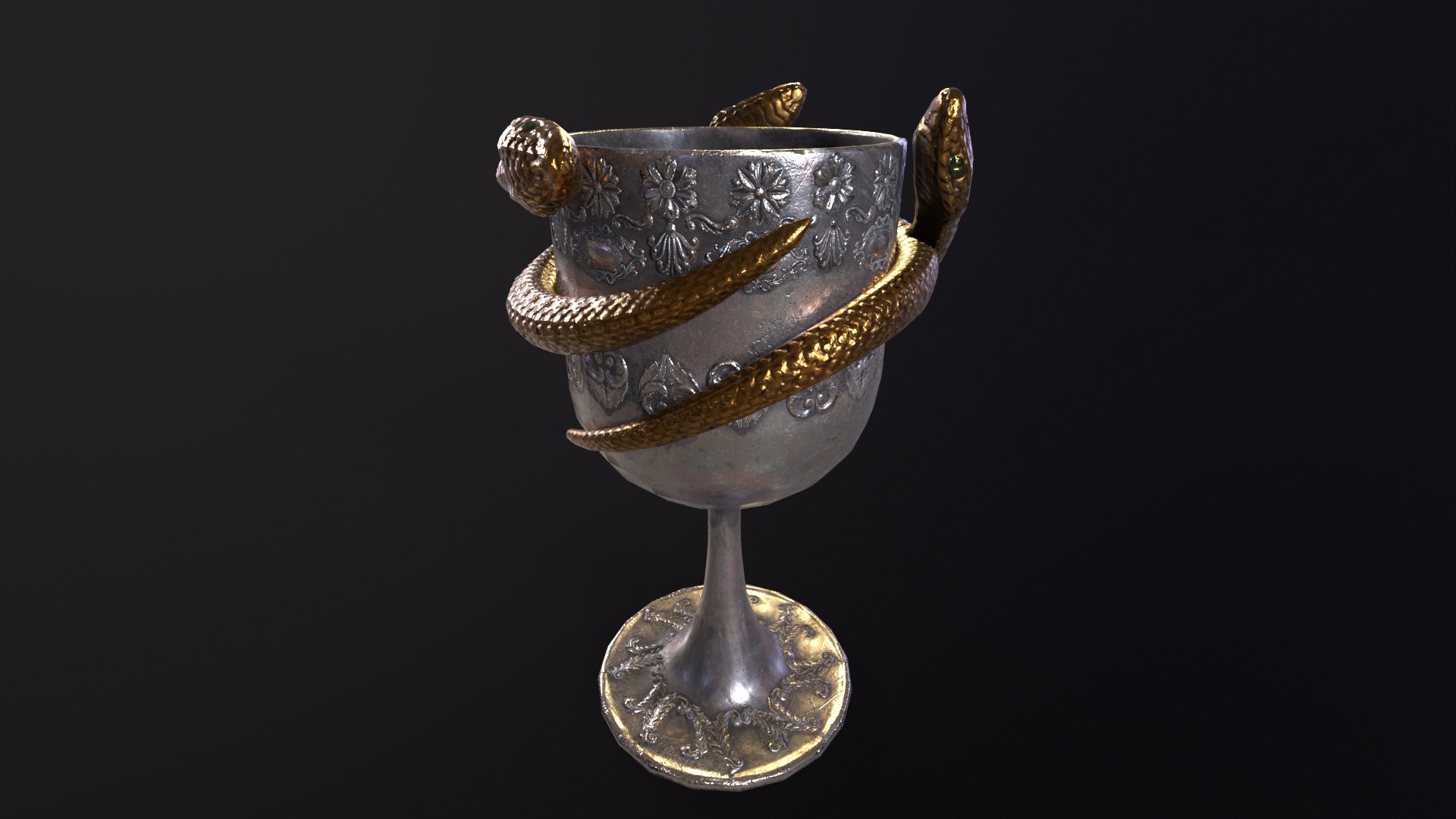 3D Snake King Chalice - TurboSquid 2150167
