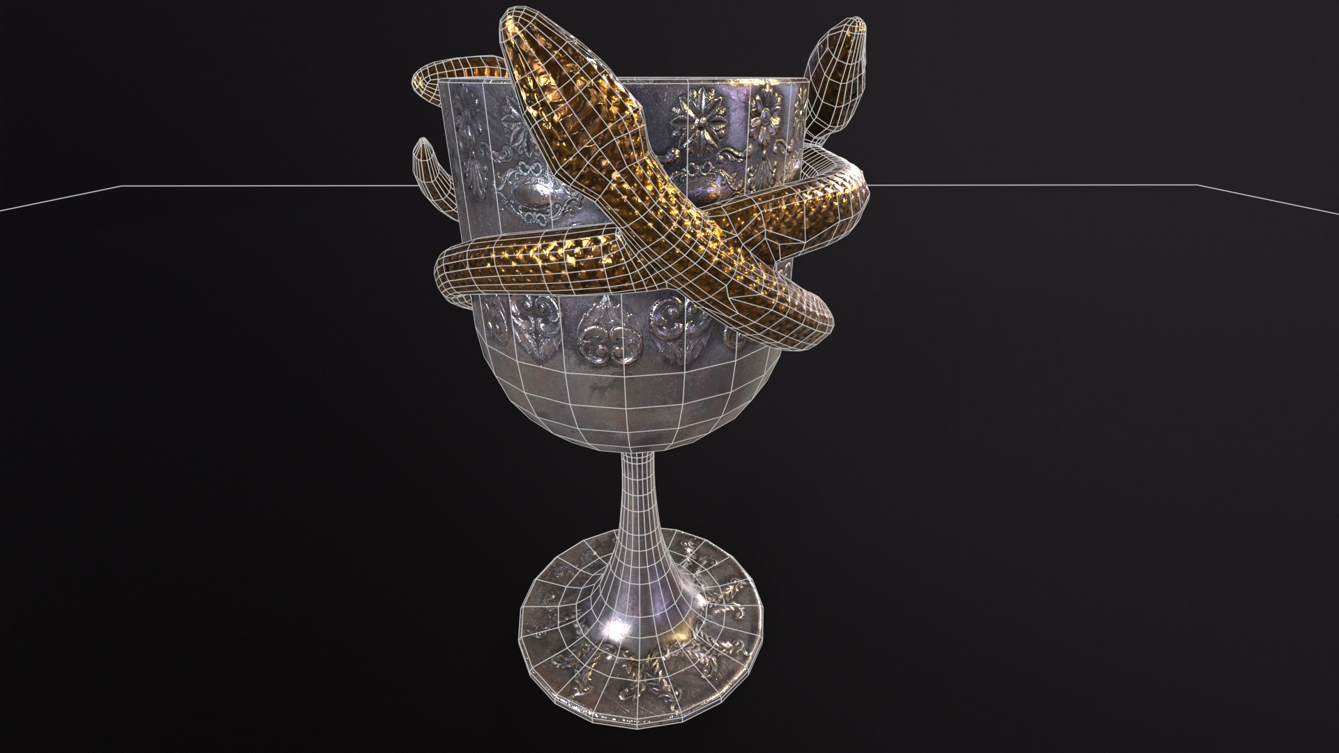 3D Snake King Chalice - TurboSquid 2150167