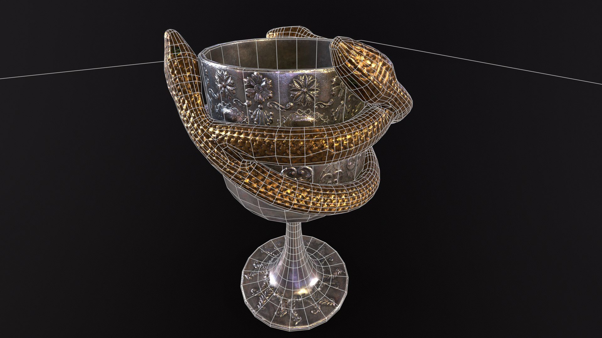3D Snake King Chalice - TurboSquid 2150167