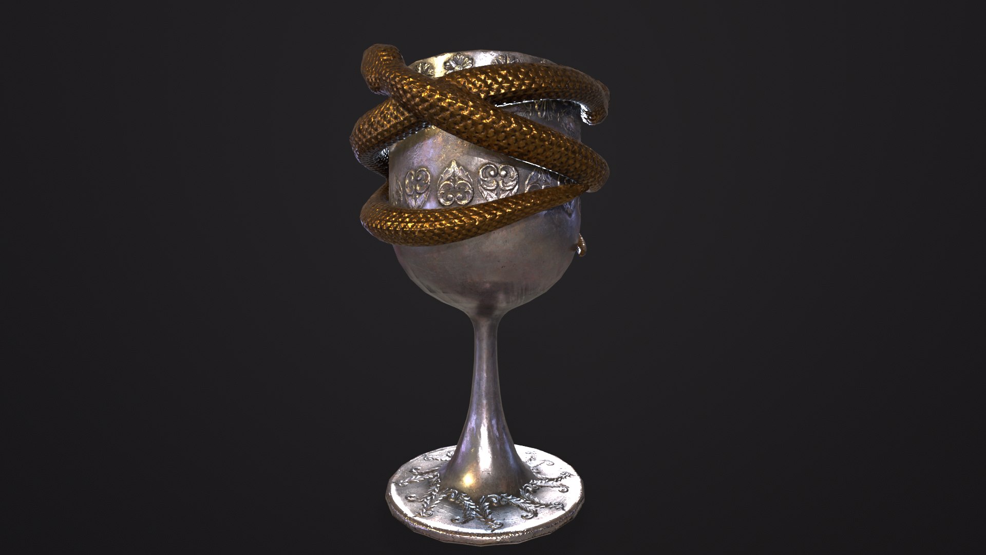 3D Snake King Chalice - TurboSquid 2150167