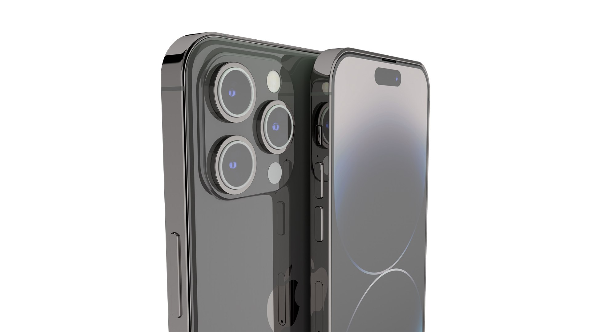 Apple IPhone 14 Pro Max Space Black Model - TurboSquid 2124280