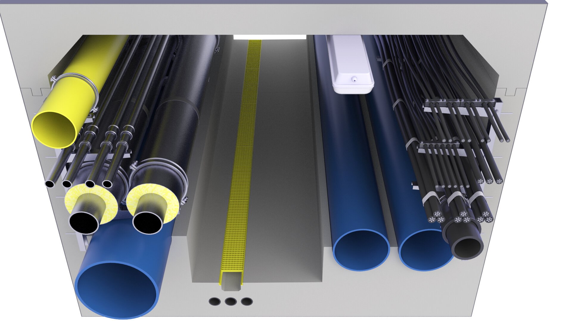 Precast Utility Tunnels Cross-section V9 3D Model - TurboSquid 2415305
