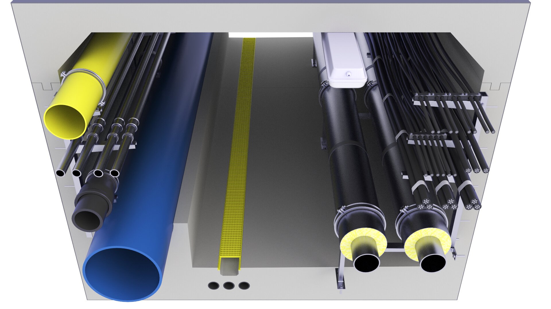 Precast Utility Tunnels Cross-section V9 3D Model - TurboSquid 2415305
