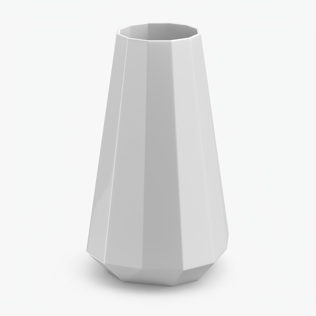 Tiffany Large Tapered Vase 3D Model - TurboSquid 2226685