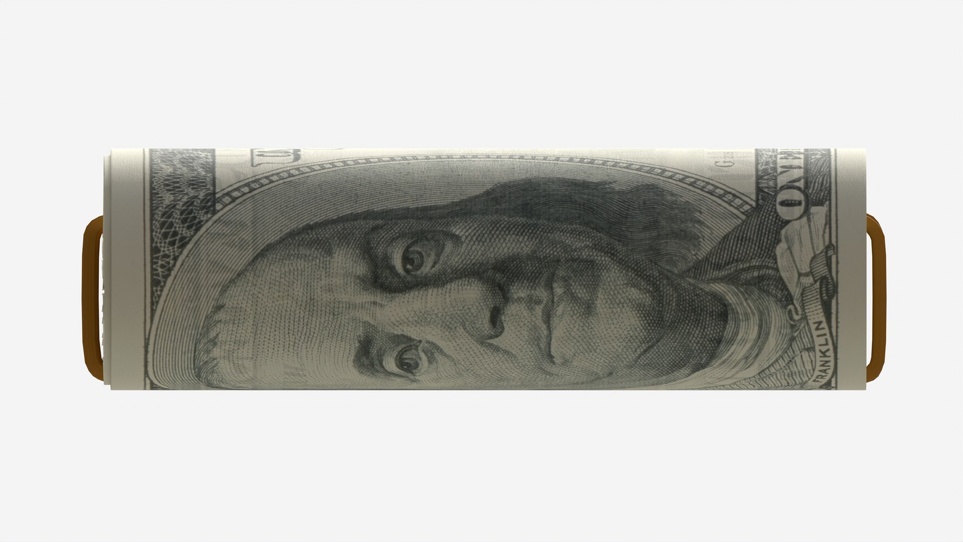 3D American dollars folded and tied 02 model - TurboSquid 2105835