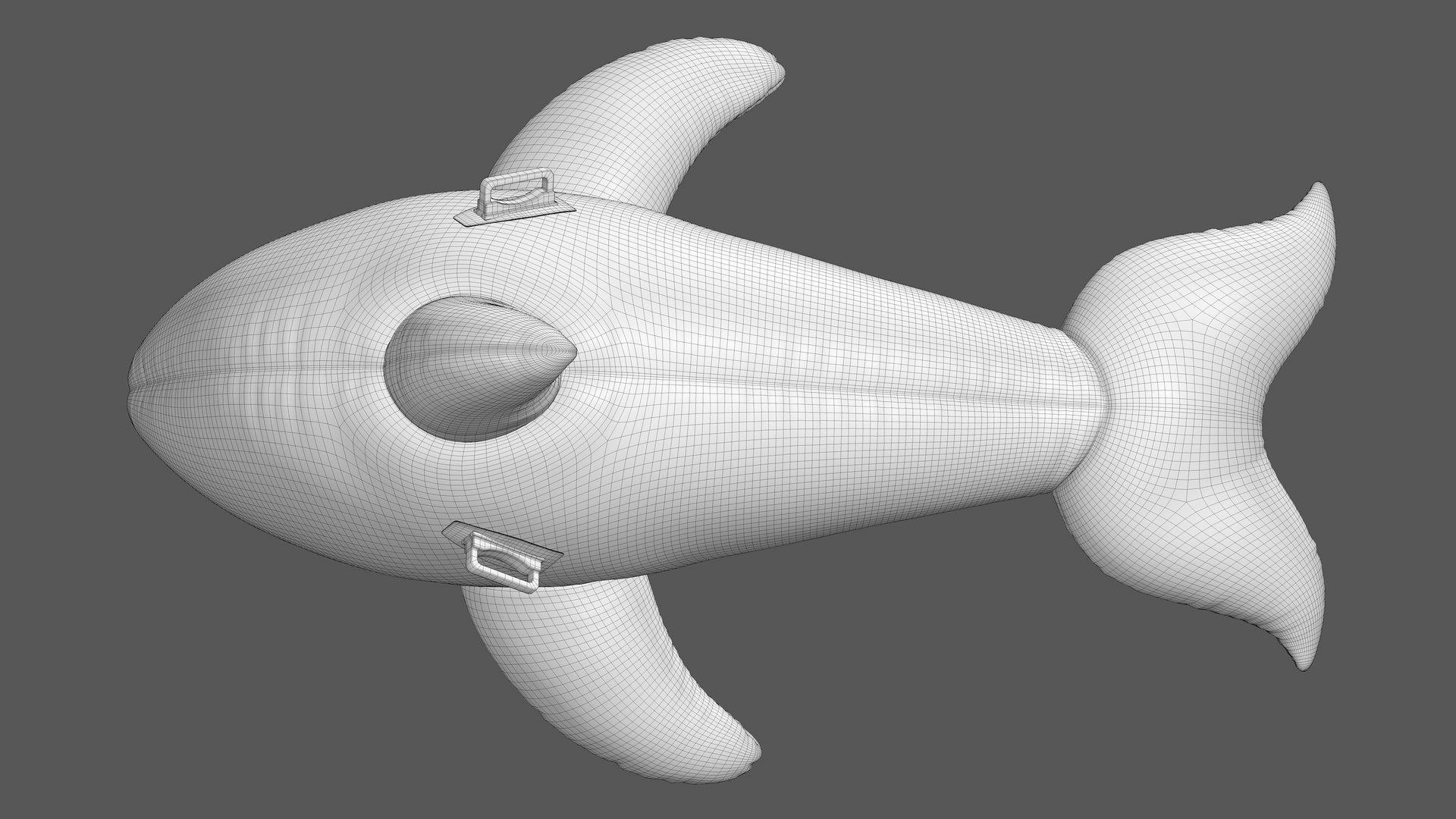 3D Model Orca Inflatable Pool Whale Float - TurboSquid 2197271