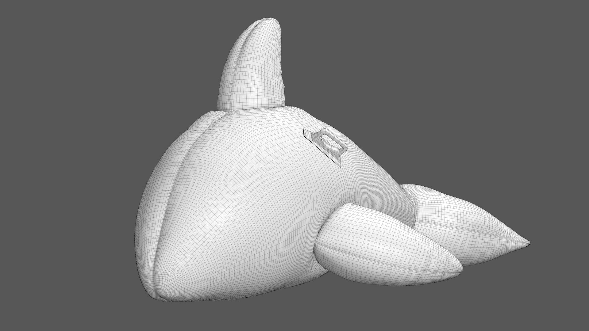 3D Model Orca Inflatable Pool Whale Float - TurboSquid 2197271