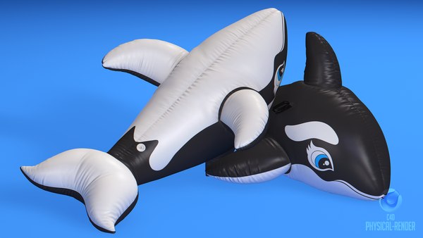 modelo 3d Flotador Hinchable Ballena Piscina Orca - TurboSquid 2197271