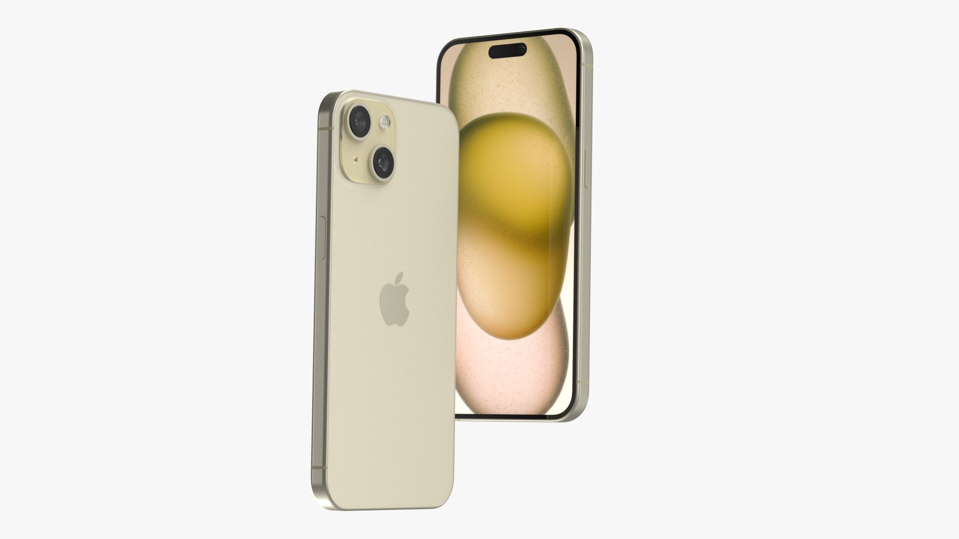 3D Apple iPhone 15 Yellow - TurboSquid 2125796