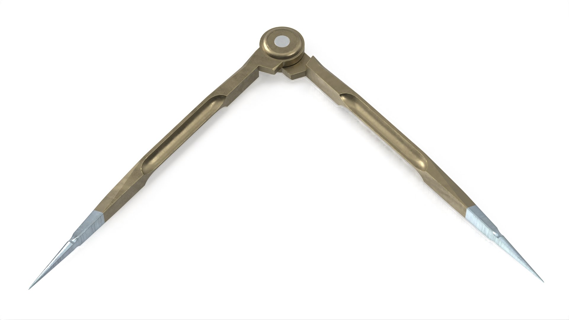 3D Vintage Marking Compass - TurboSquid 2284562