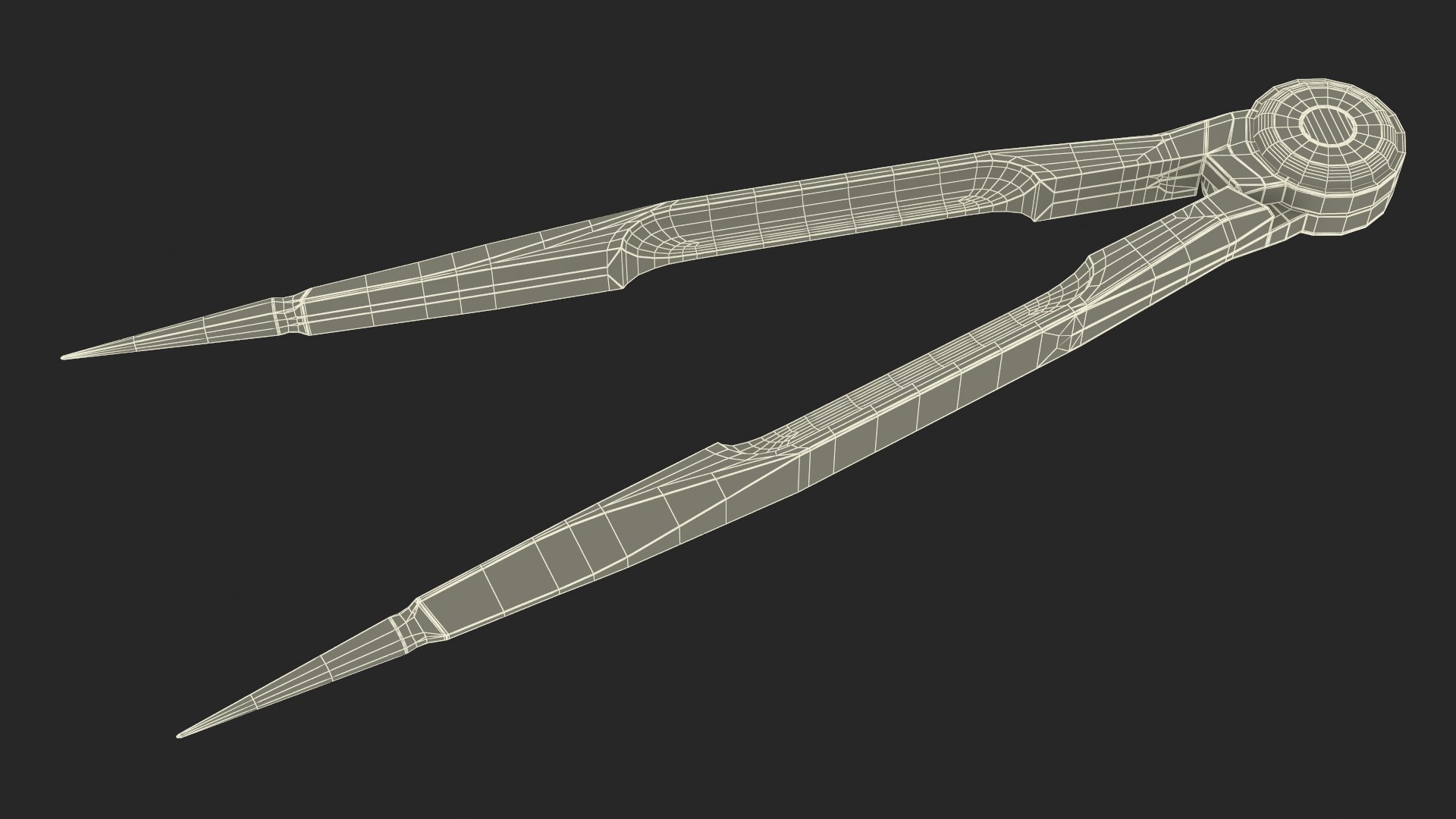 3D Vintage Marking Compass - TurboSquid 2284562