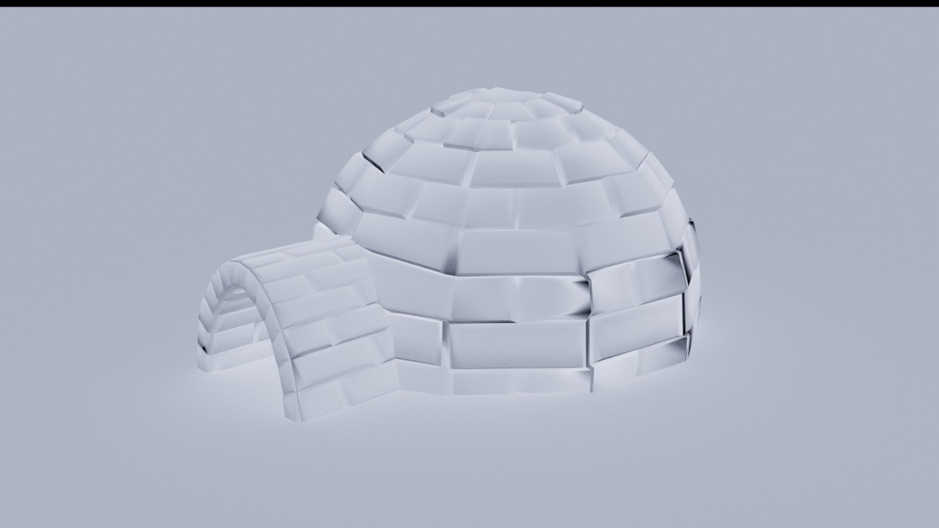 Igloo Building 3D Model - TurboSquid 1245647