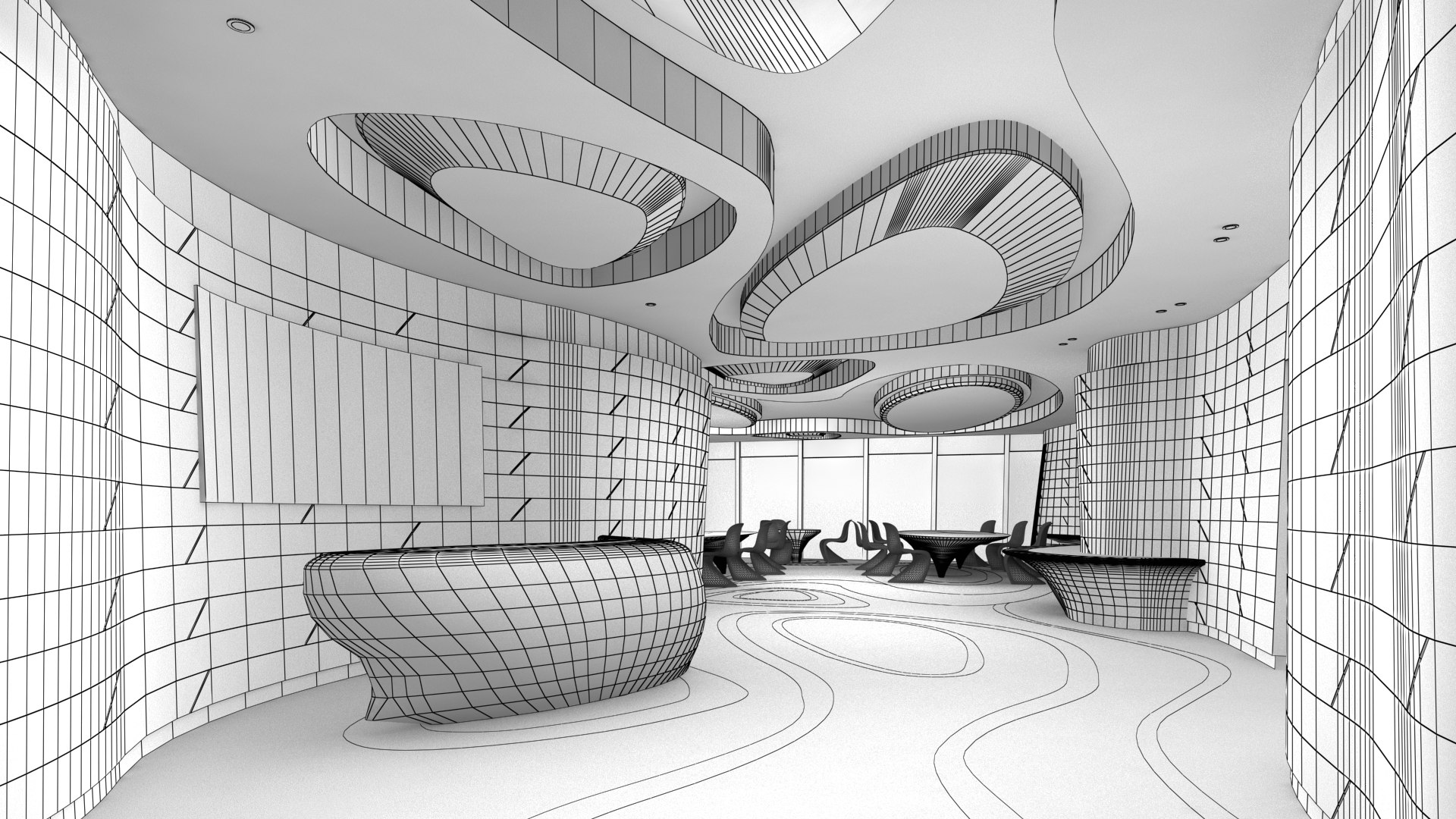 3D Lobby Reception 04 - TurboSquid 1749561