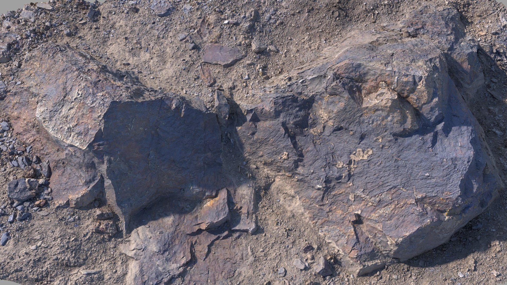 Ground Rock 1 Model - TurboSquid 1642420