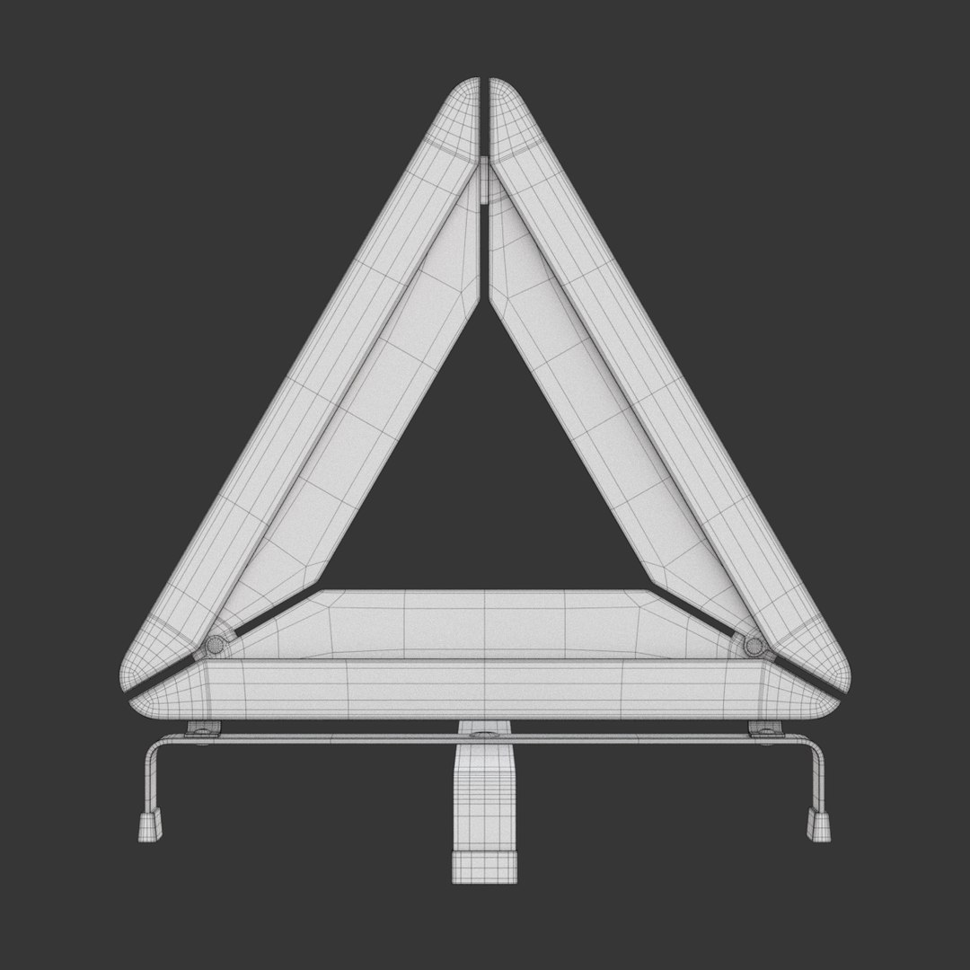 Triangle Warning 3D - TurboSquid 1217710