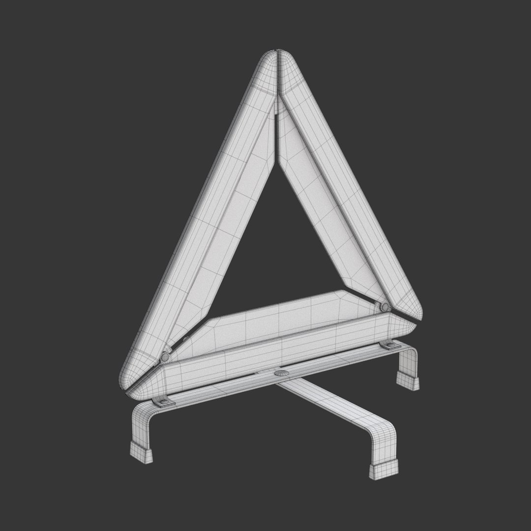 Triangle Warning 3D - TurboSquid 1217710