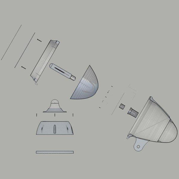 3d adjustable light model