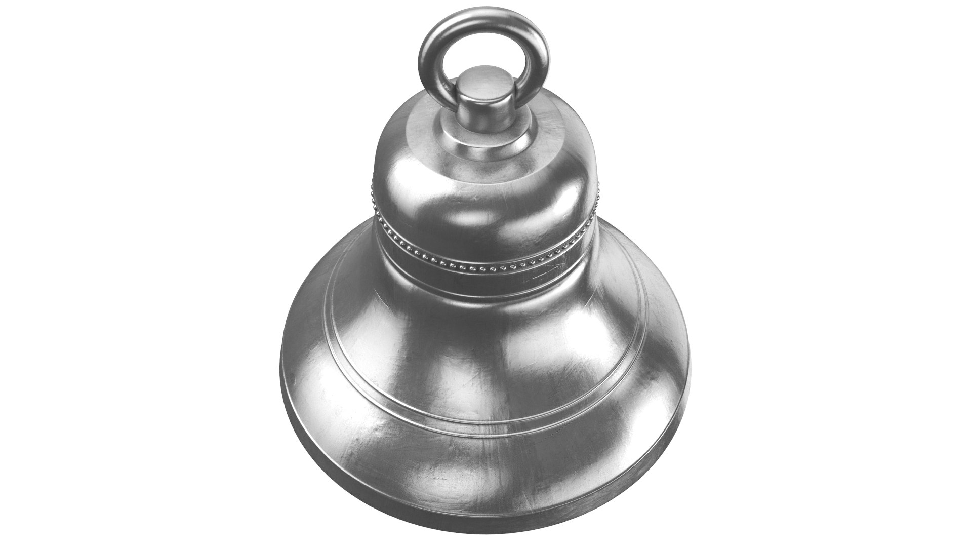 Real Silver Bell 3D Model - TurboSquid 1623430