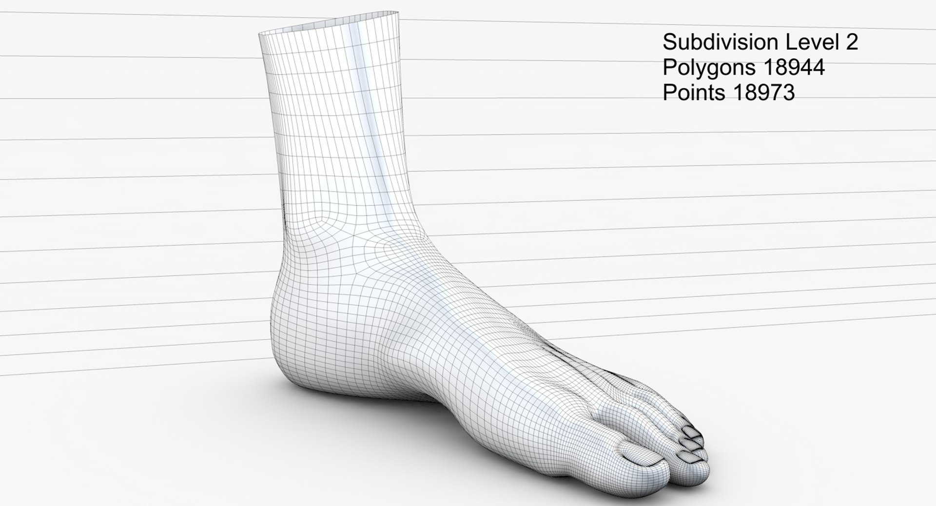 Human Feet 3D Model - TurboSquid 1215448