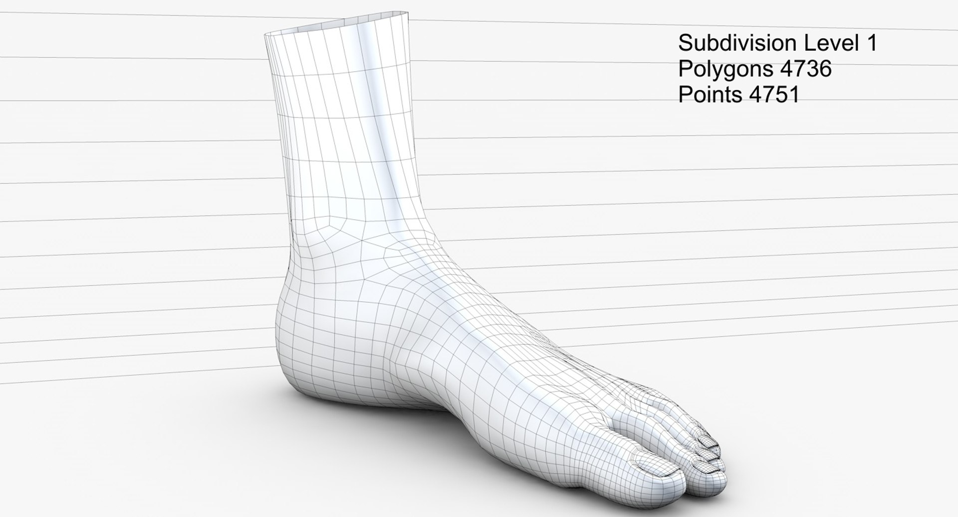 Human Feet 3D Model - TurboSquid 1215448