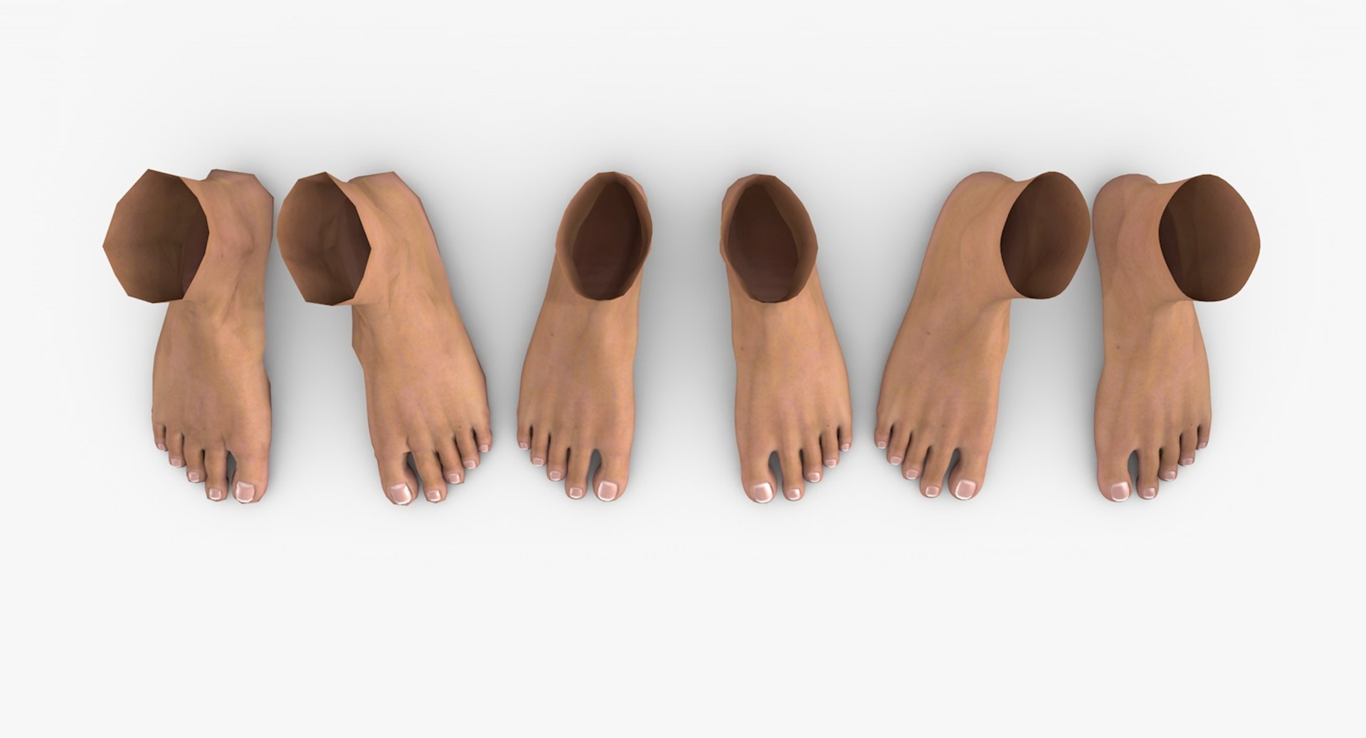 Human Feet 3D Model - TurboSquid 1215448